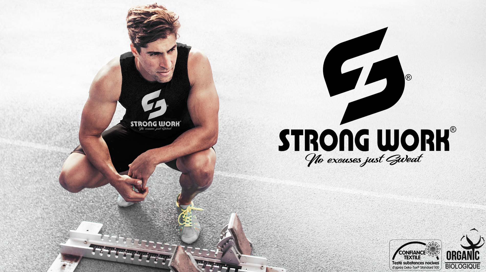 Strong Work: No excuses just Sweat | Sustainable Sportswear | Gym Wear